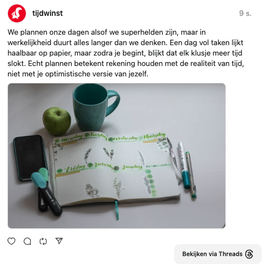 Hoe je een dagplannig maakt die werkt (ook op drukke dagen)