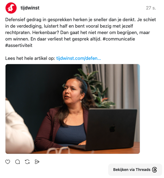 Defensief gedrag herkennen en doorbreken in gesprekken